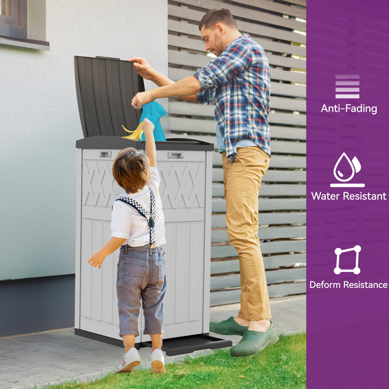 Balconera 31 Gallons Resin Deck Box & Reviews | Wayfair