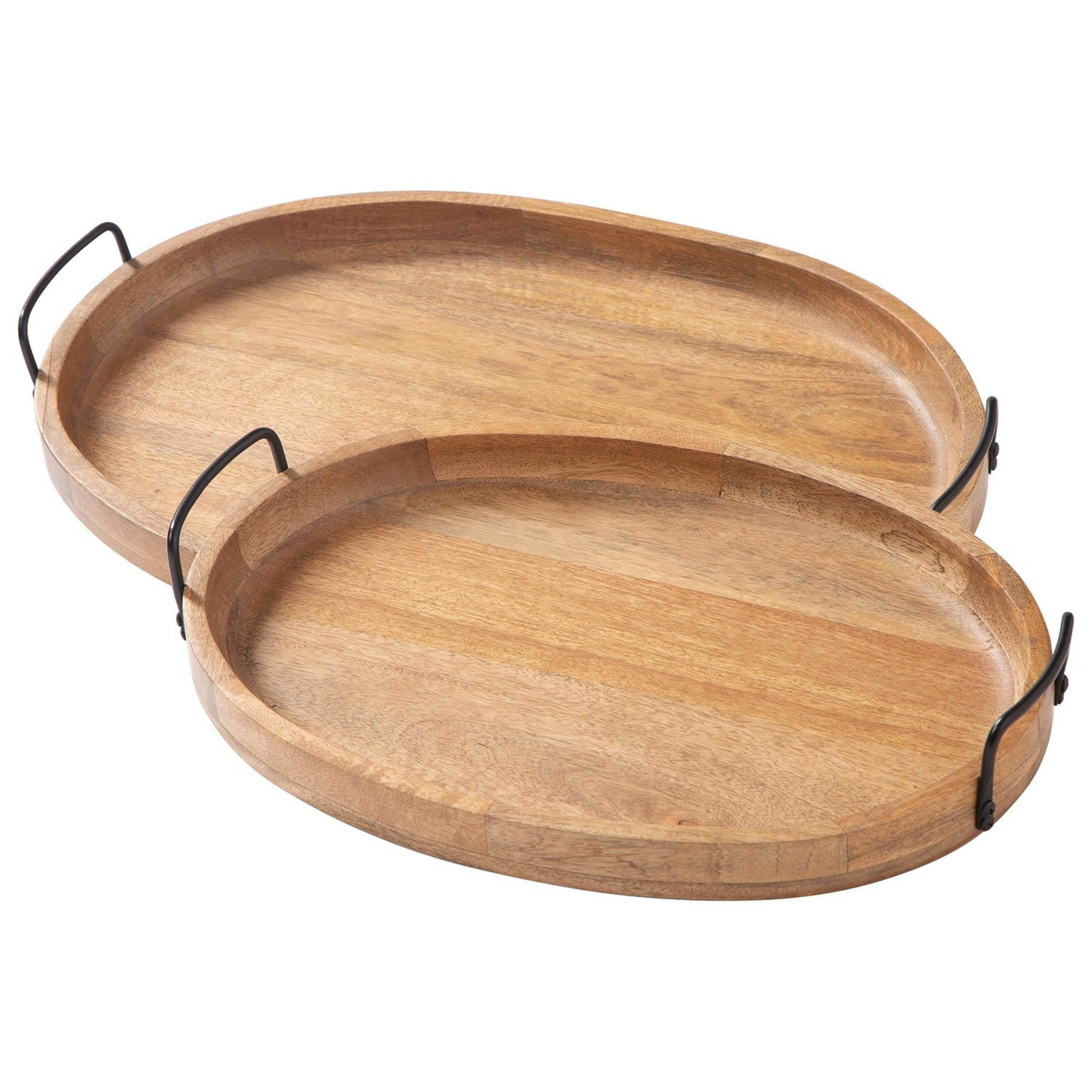 17 Stories 2 Piece Serving Tray Set & Reviews | Wayfair