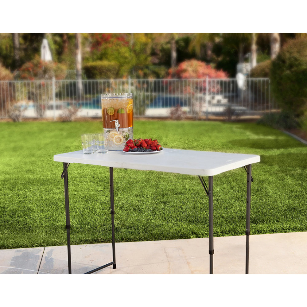 Lifetime 48" Rectangular Folding Table & Reviews | Wayfair