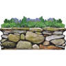 Wet Paint Printing SP13313 Garden Stone Rock Wall Grass Wall Prop ...