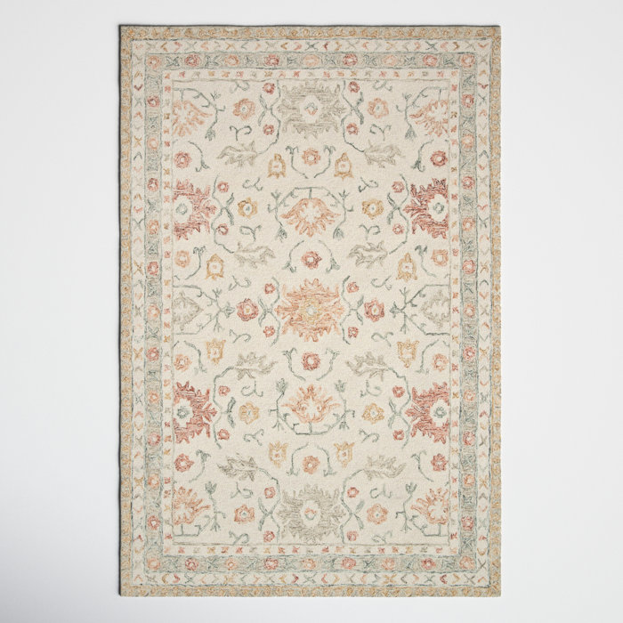Birch Lane™ Aden Hand Hooked Wool Oriental Rug & Reviews | Wayfair