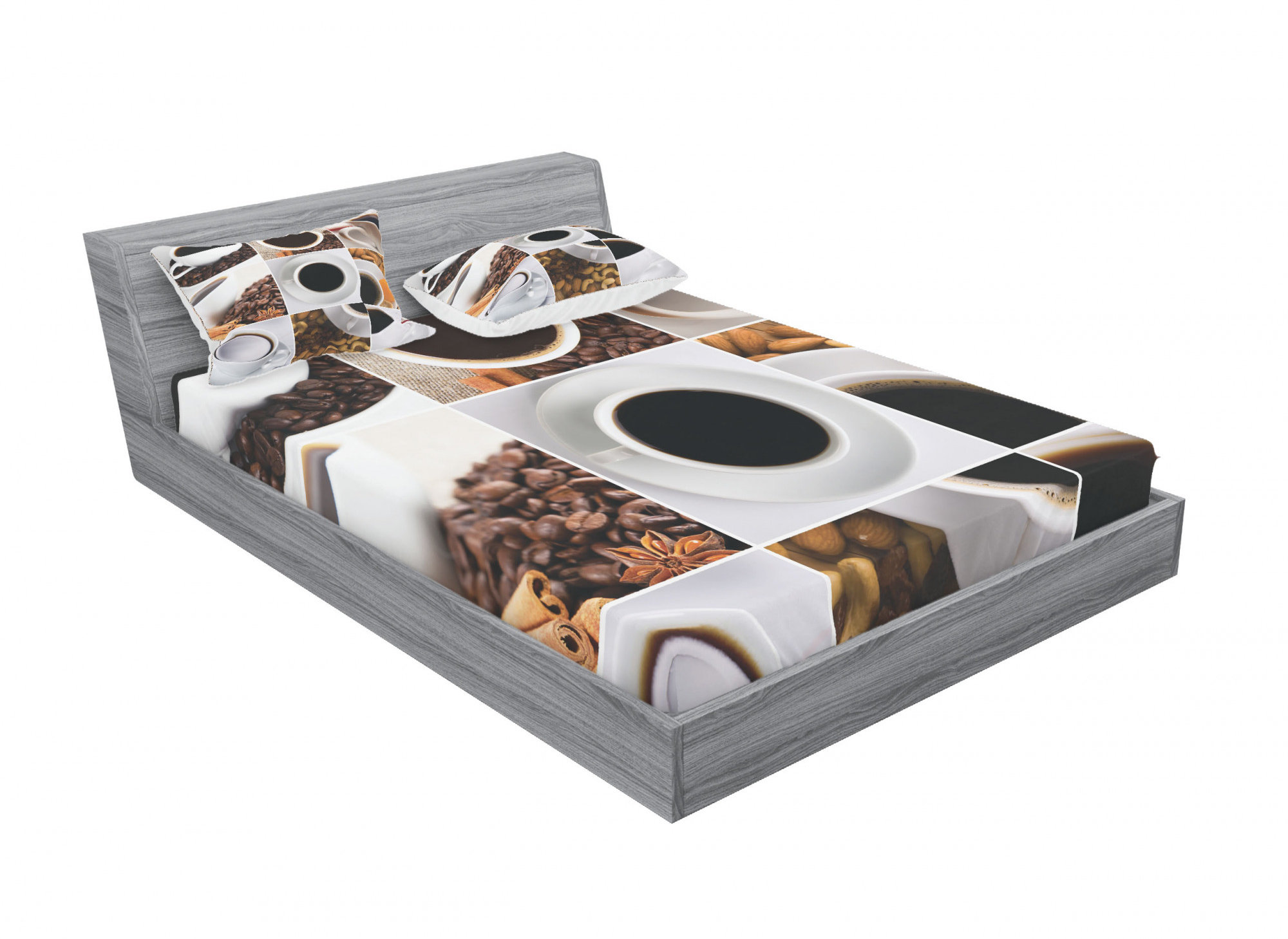 Ambesonne Modern Coffee Mugs Collage Sheet Set | Wayfair