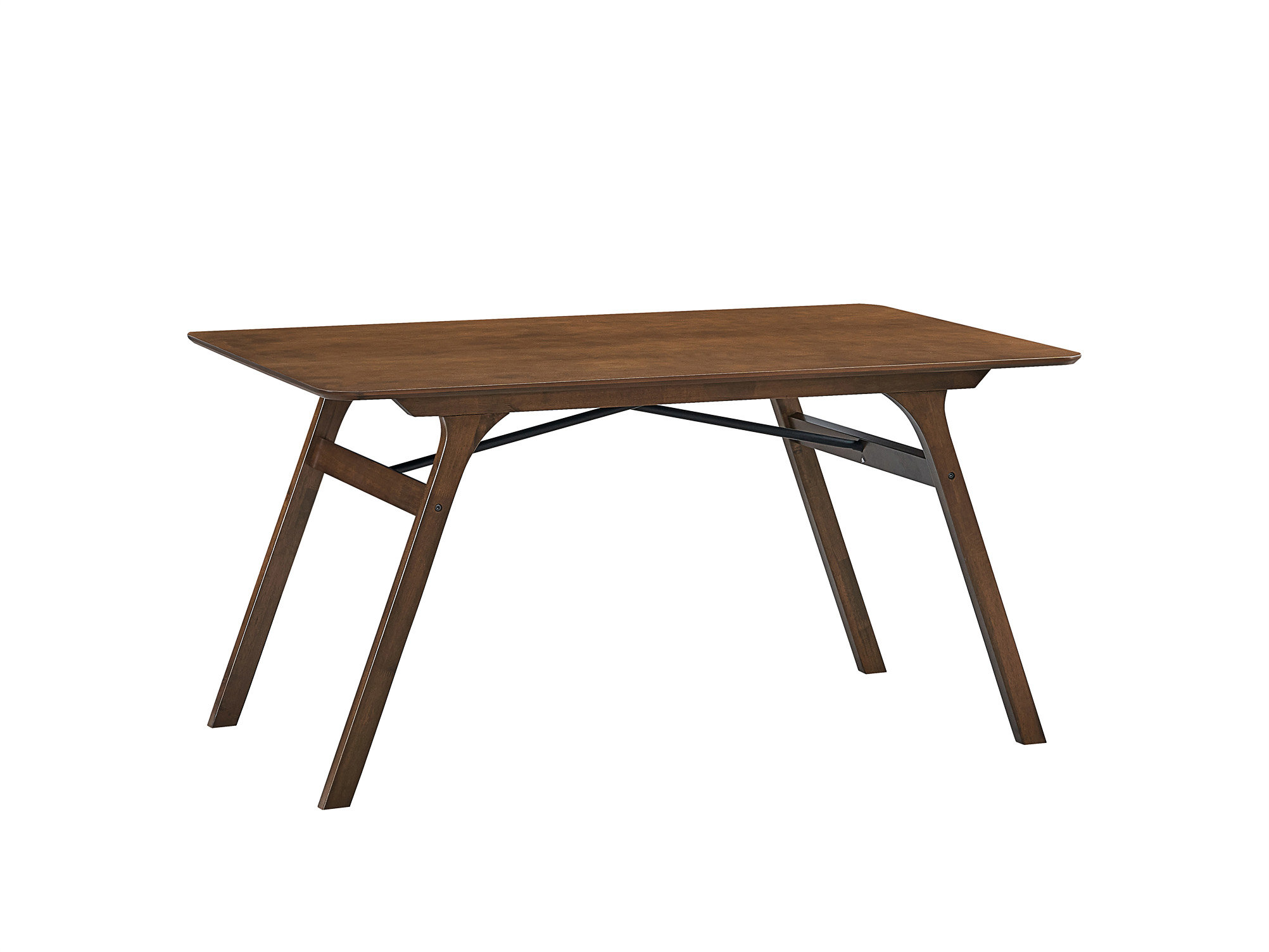 George Oliver Kaela Walnut Finish Dining Table | Wayfair