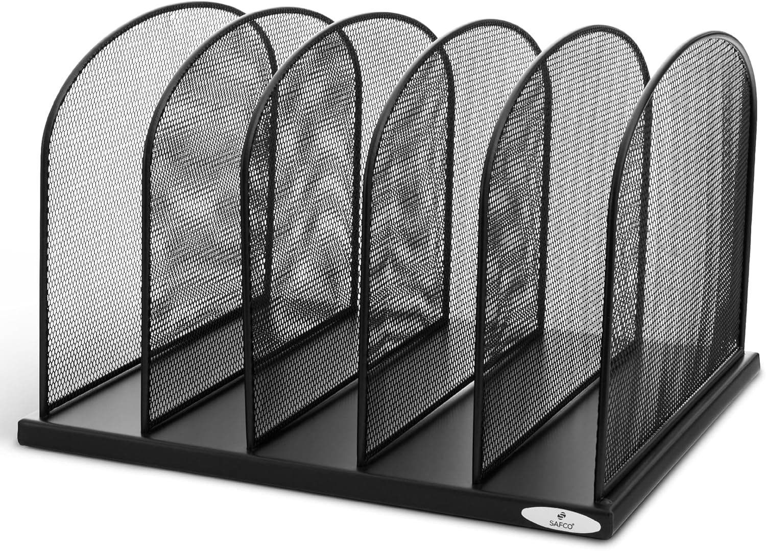 Ivy Bronx Blue Mesh 5-Tier Paper Organizer Letter Tray with Handle ...