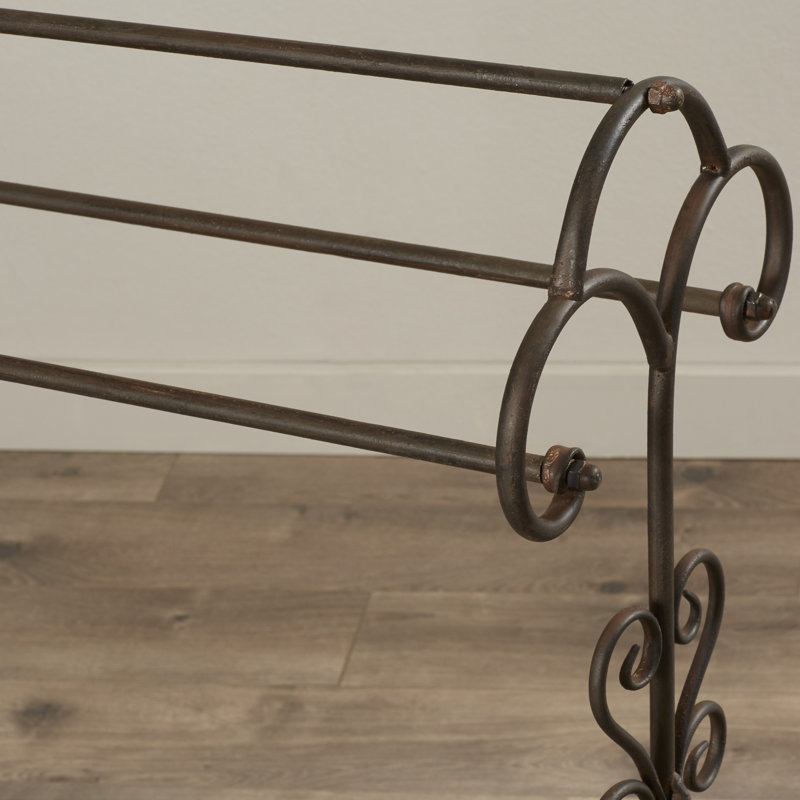 Fleur De Lis Living Traditional Metal Quilt Rack & Reviews | Wayfair