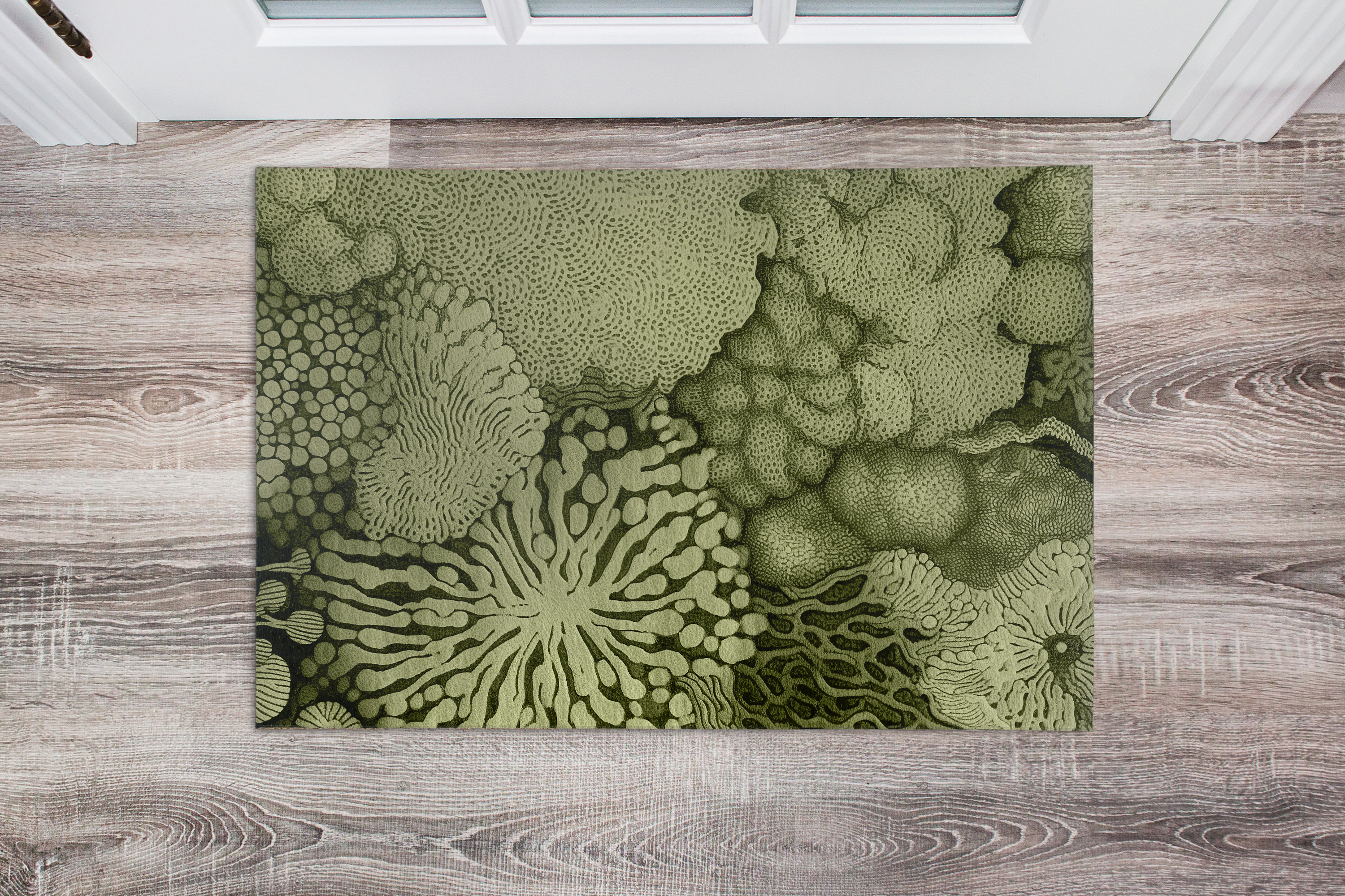 Highland Dunes Adaisia Abstract Machine Woven Synthetic Area Rug in ...