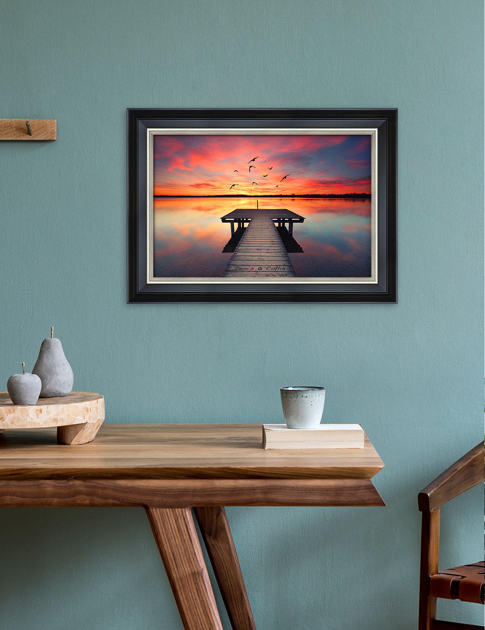 IPIC FD0060 Our Own Sunset personalized artwork with names, love gift ...