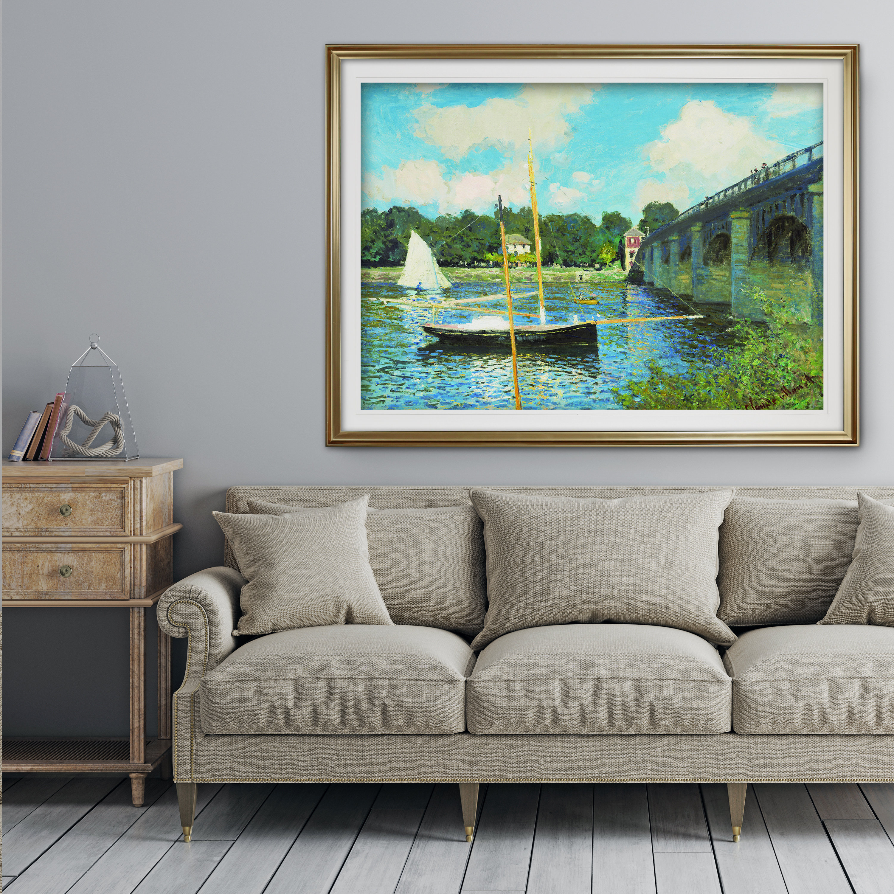 Vault W Artwork 'Japanese Foot Bridge' by Claude Monet Print | Wayfair