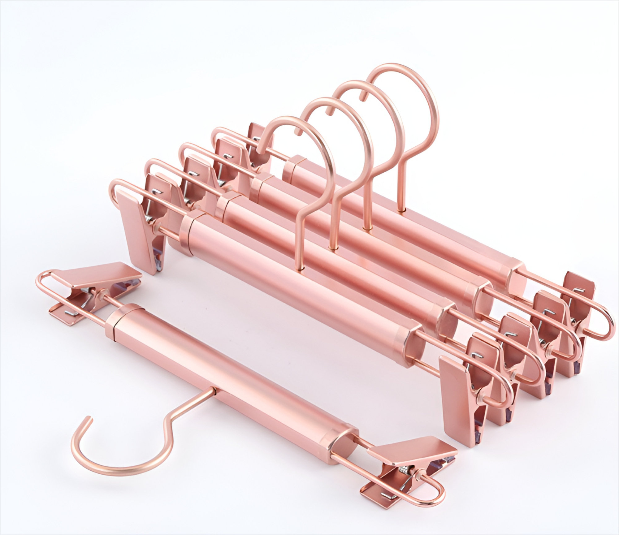 Hokku Designs 10 Piece 12.22X6.10 Inch Space Aluminum Hangers, Rust And ...