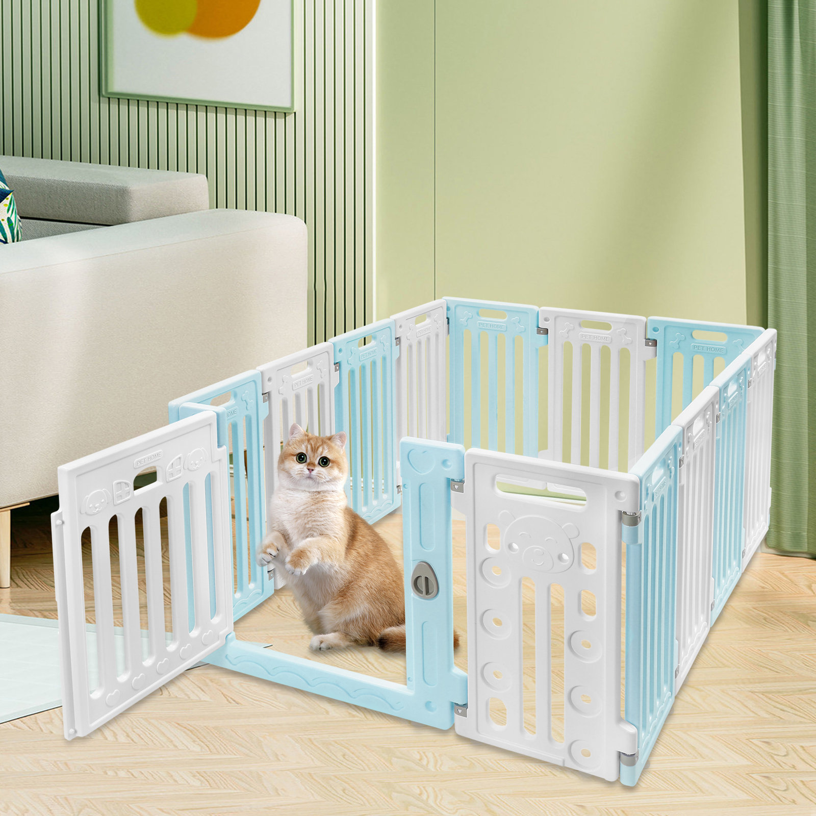 Tucker Murphy Pet™ Geffre Portable Cat Playpen | Wayfair
