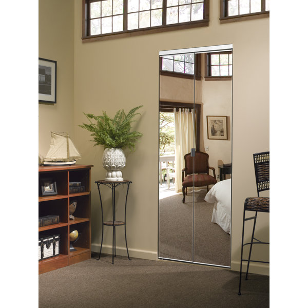 Custom Door and Mirror Mirrored Bi-Fold Door with Installation Hardware ...