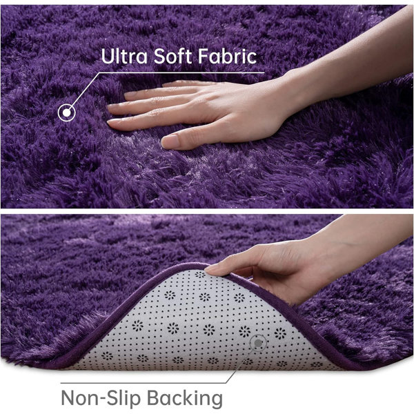 Mercer41 Rectangle Kesiah Commercial Use Area Rug with Non-Slip Backing ...