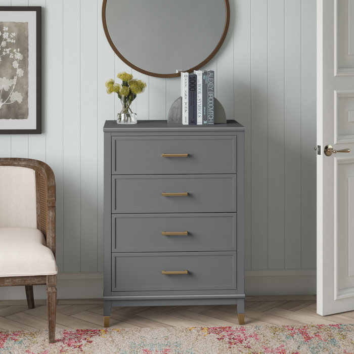 CosmoLiving by Cosmopolitan Westerleigh 4 Drawer 29.68" W Chest ...