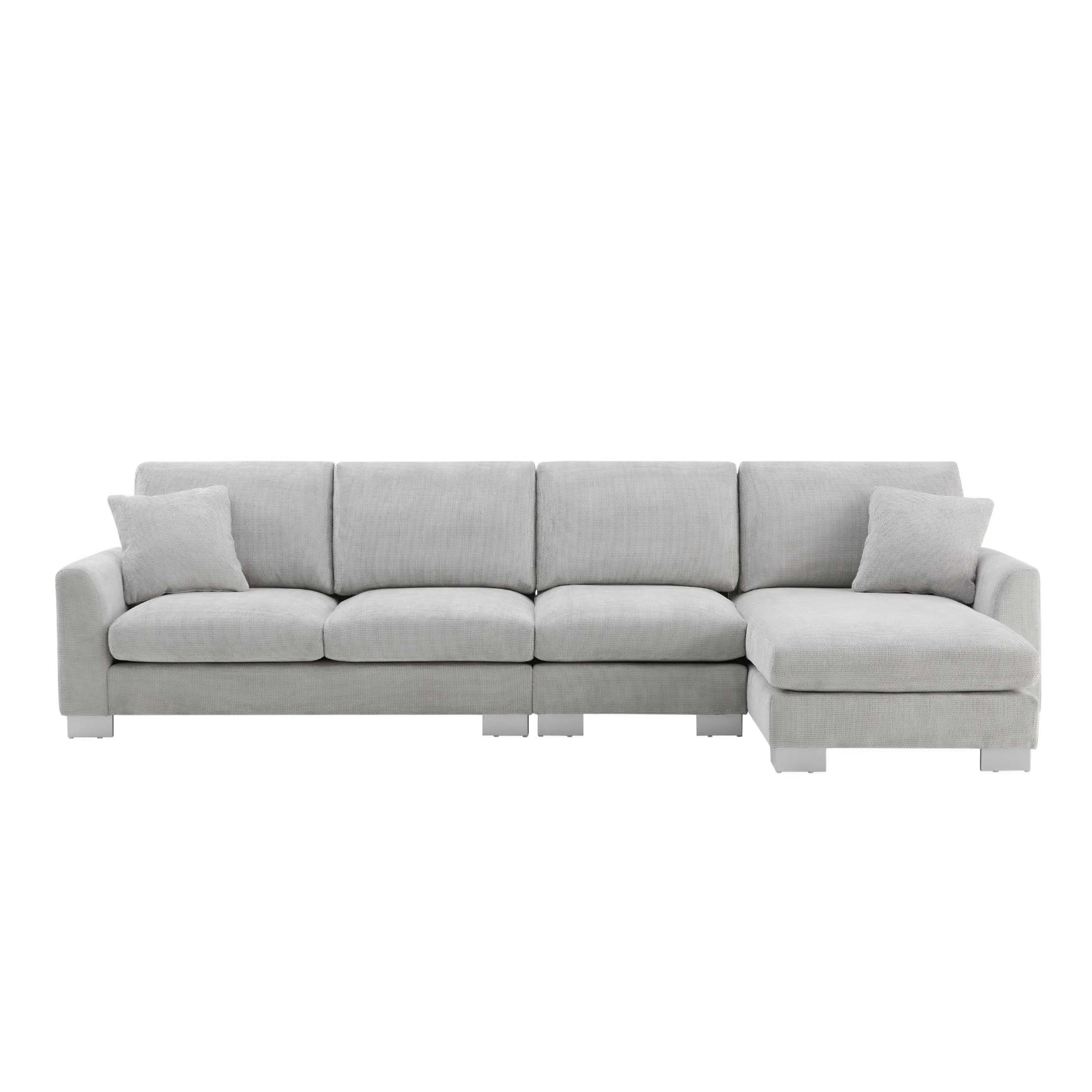 Wrought Studio™ Modern Oversized Sectional Sofa,L-shaped Luxury Couch ...