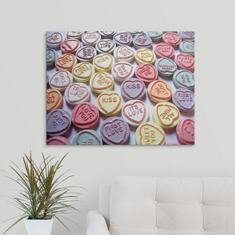 Ebern Designs Francy " Love Hearts Sweets - Valentines Day " by Michael ...