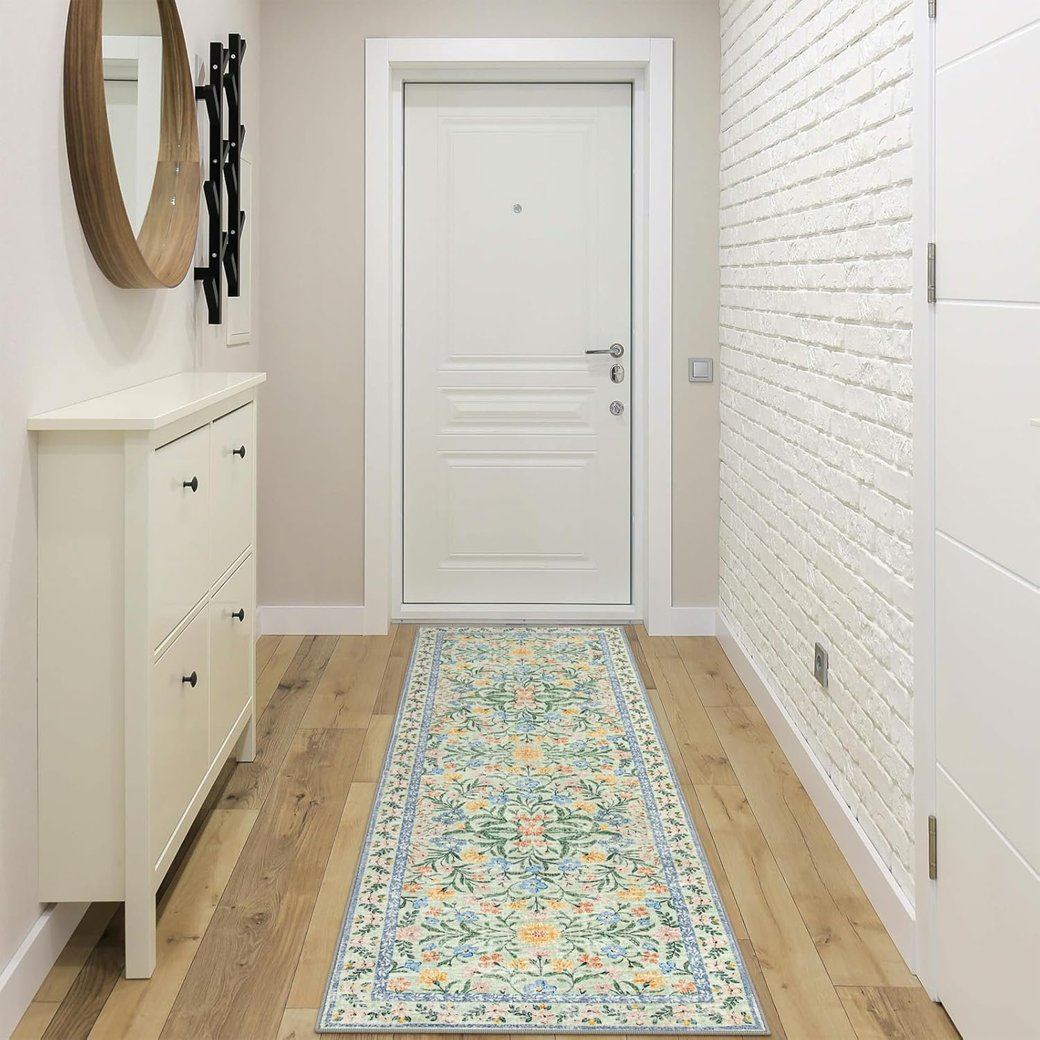 Lark Manor Machine Washable Kitchen Rug Bathroom Rug - Wayfair Canada