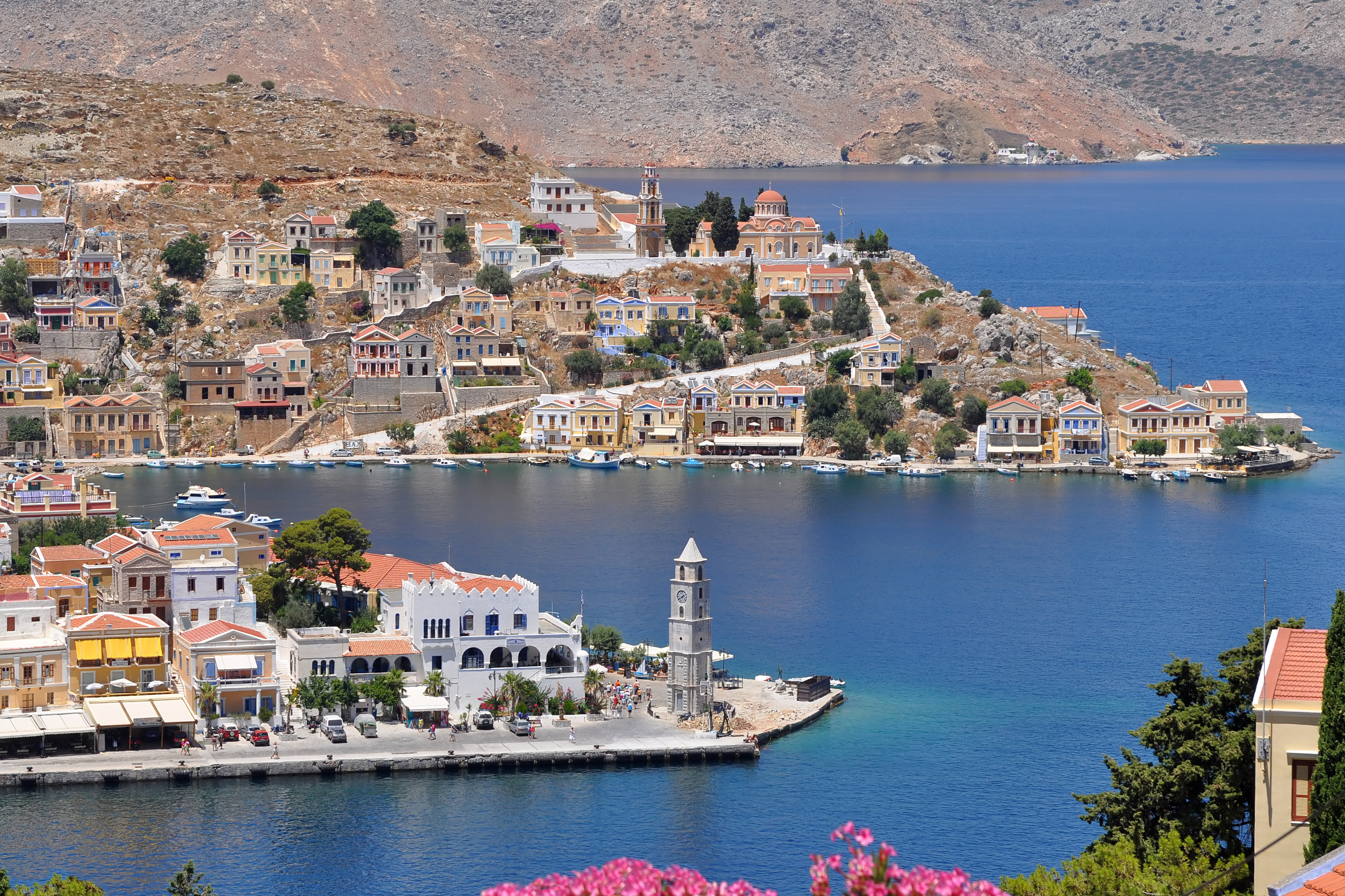17 Stories Simi Island by Karelgallas - Wrapped Canvas Photograph ...
