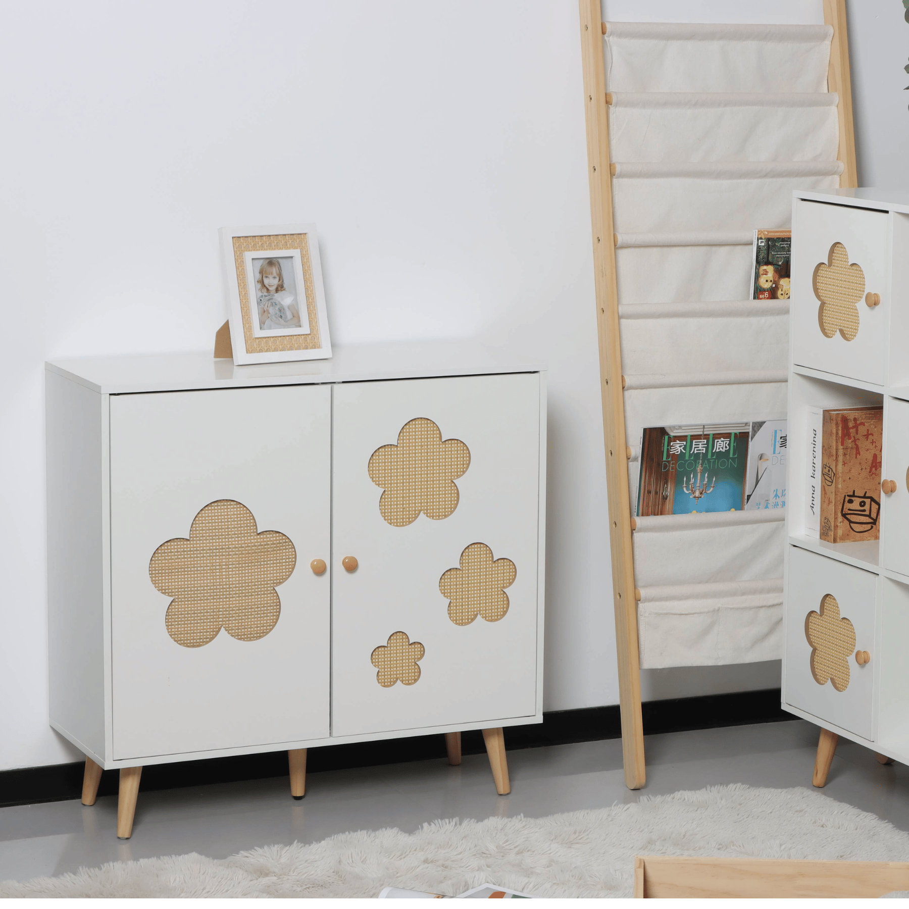 House of Hampton Daisy 2 Door Storage Cabinet with Internal Shelf ...