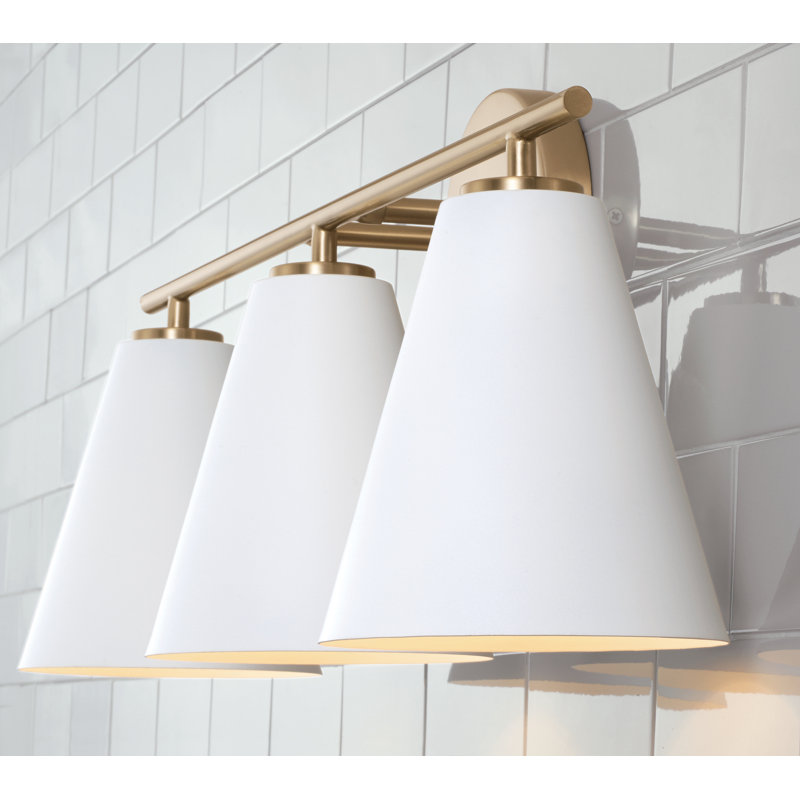 Capital Lighting Charlie 3 - Light Dimmable Vanity Light | Wayfair