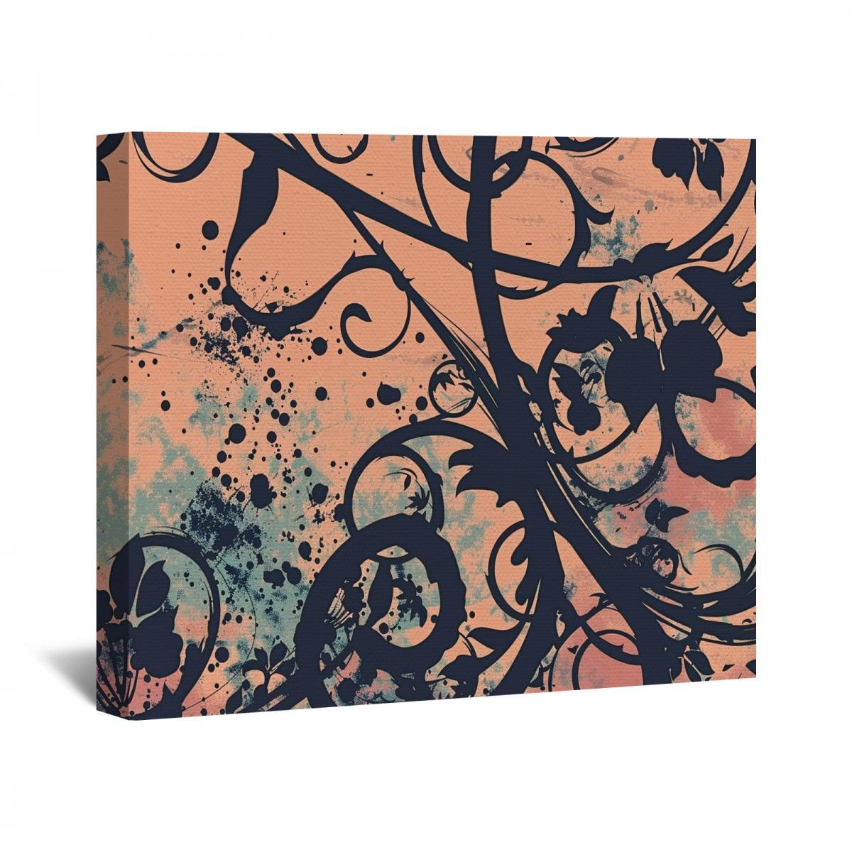 Red Barrel Studio® Abstract Vines On Canvas Print | Wayfair