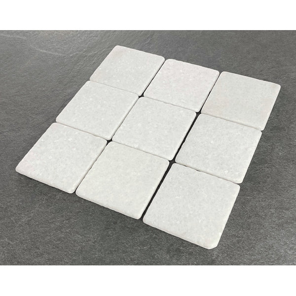 ES Stone 4 x 4 Natural Marble Tiles | Wayfair