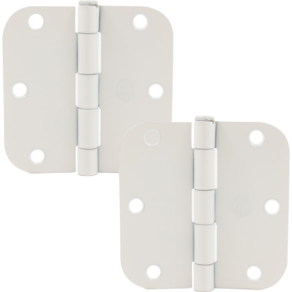 Stone Harbor Hardware 3-1/2" Door Hinges, 5/8" Radius Corner | Wayfair