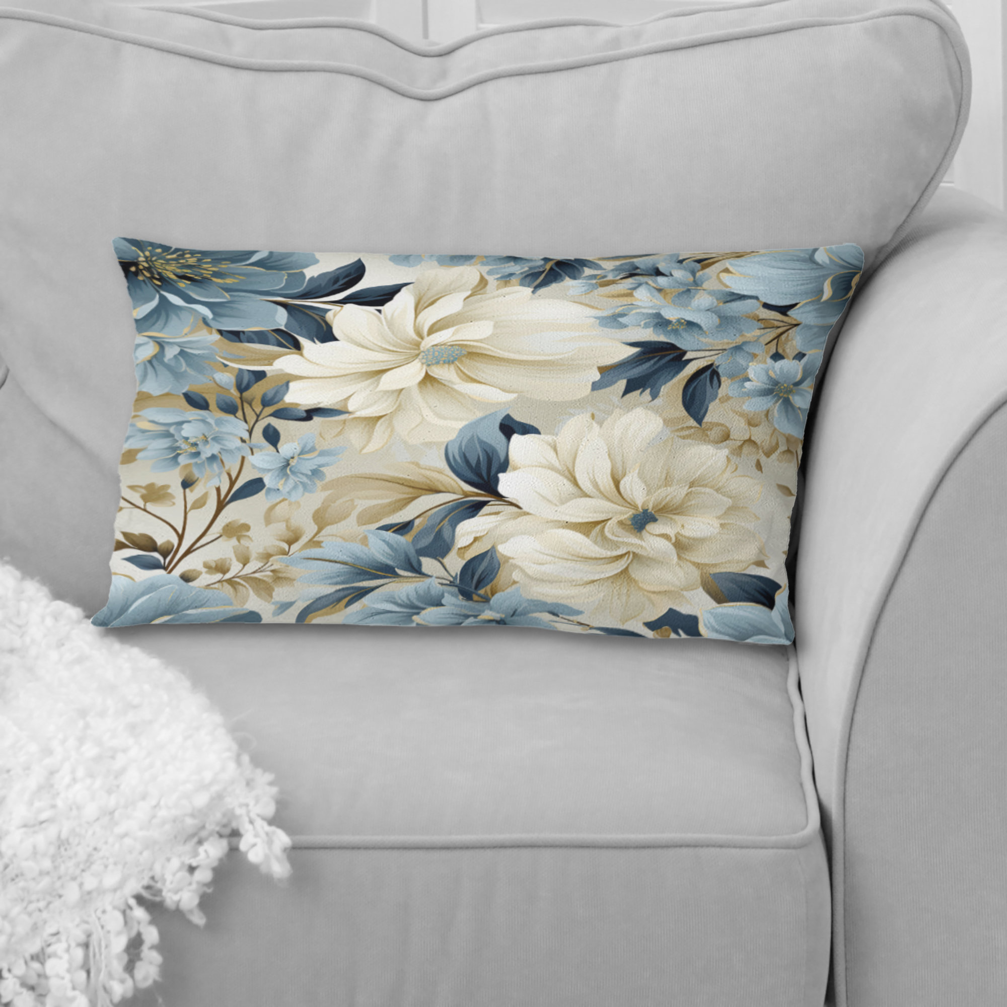 Design Art Contemporary Flourish Victorian Pattern III - Floral Printed ...