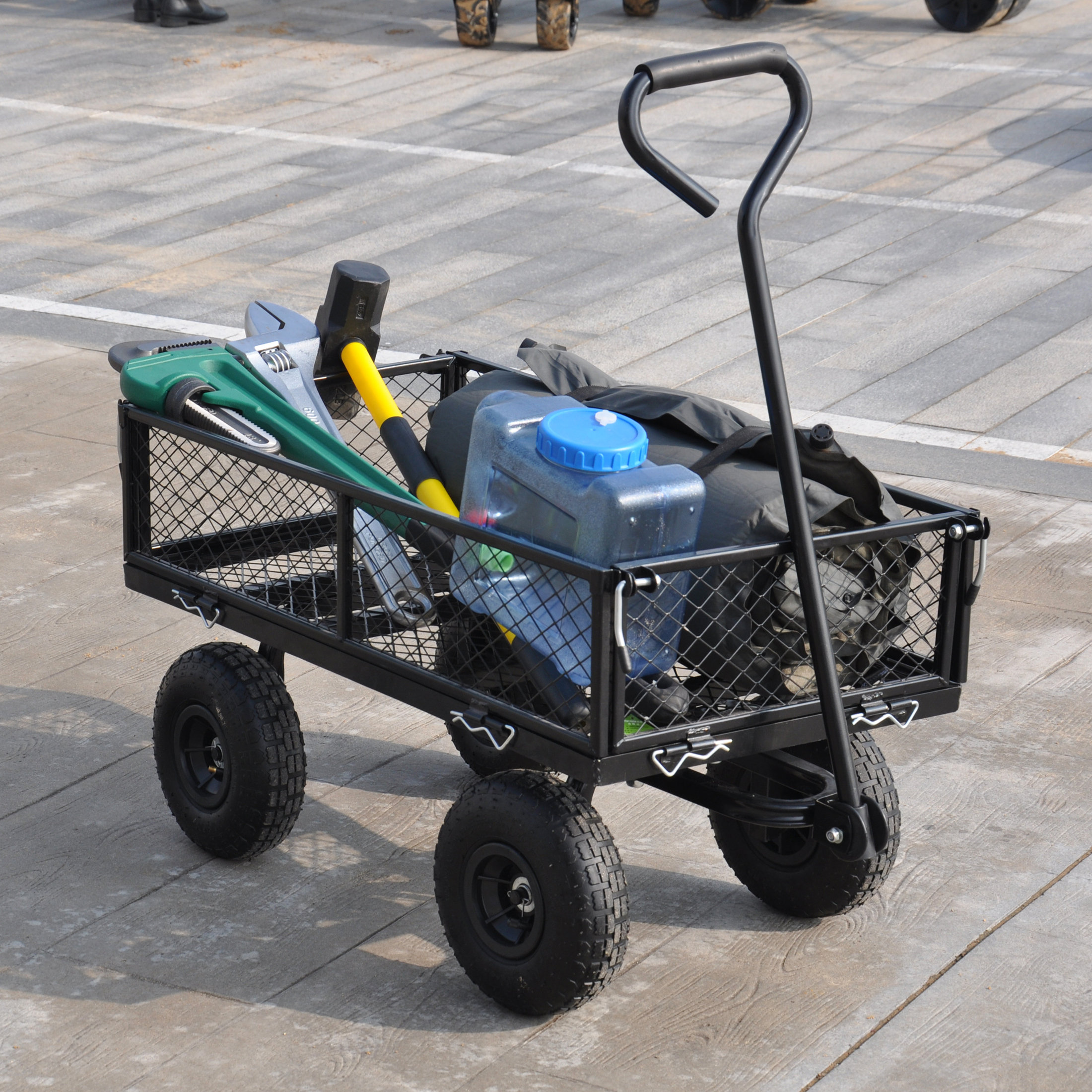 dingdangxiang Wagon Cart for Firewood Transport - Model TC1840BKG ...