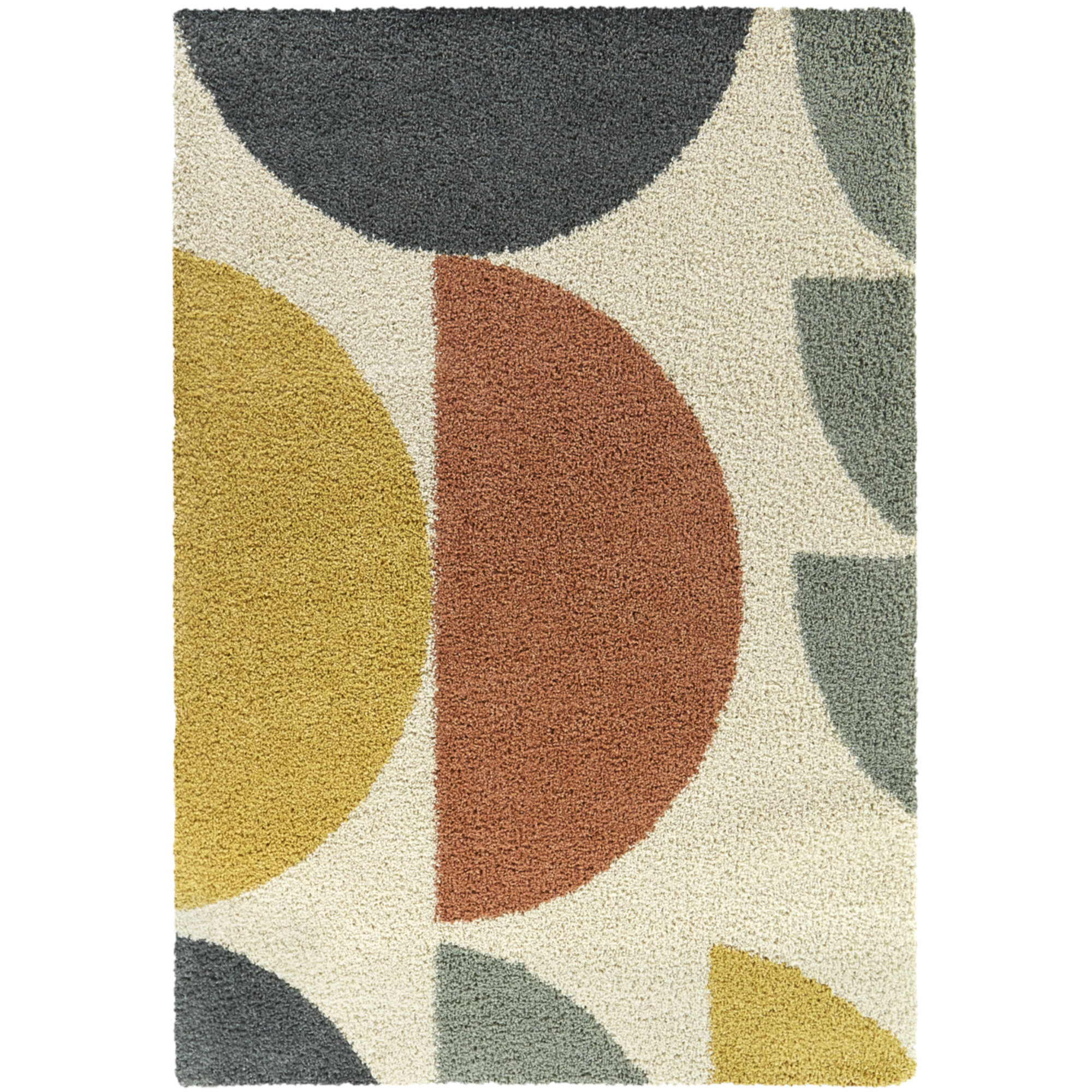 Wade Logan® Heina Modern Geo Shag Area Rug & Reviews | Wayfair