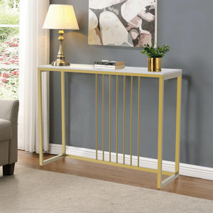 Everly Quinn Mersija 39.4'' Console Table & Reviews | Wayfair
