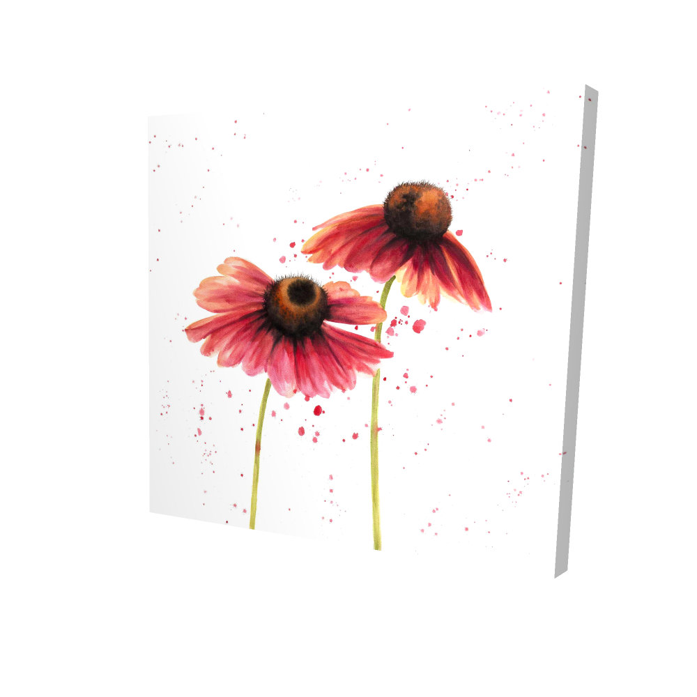 Begin Edition International Inc. Two Pink Daisies - 08X08 Print On ...