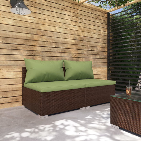 Brayden Studio Garnell 2 - Person Seating Group with Cushions | Wayfair ...