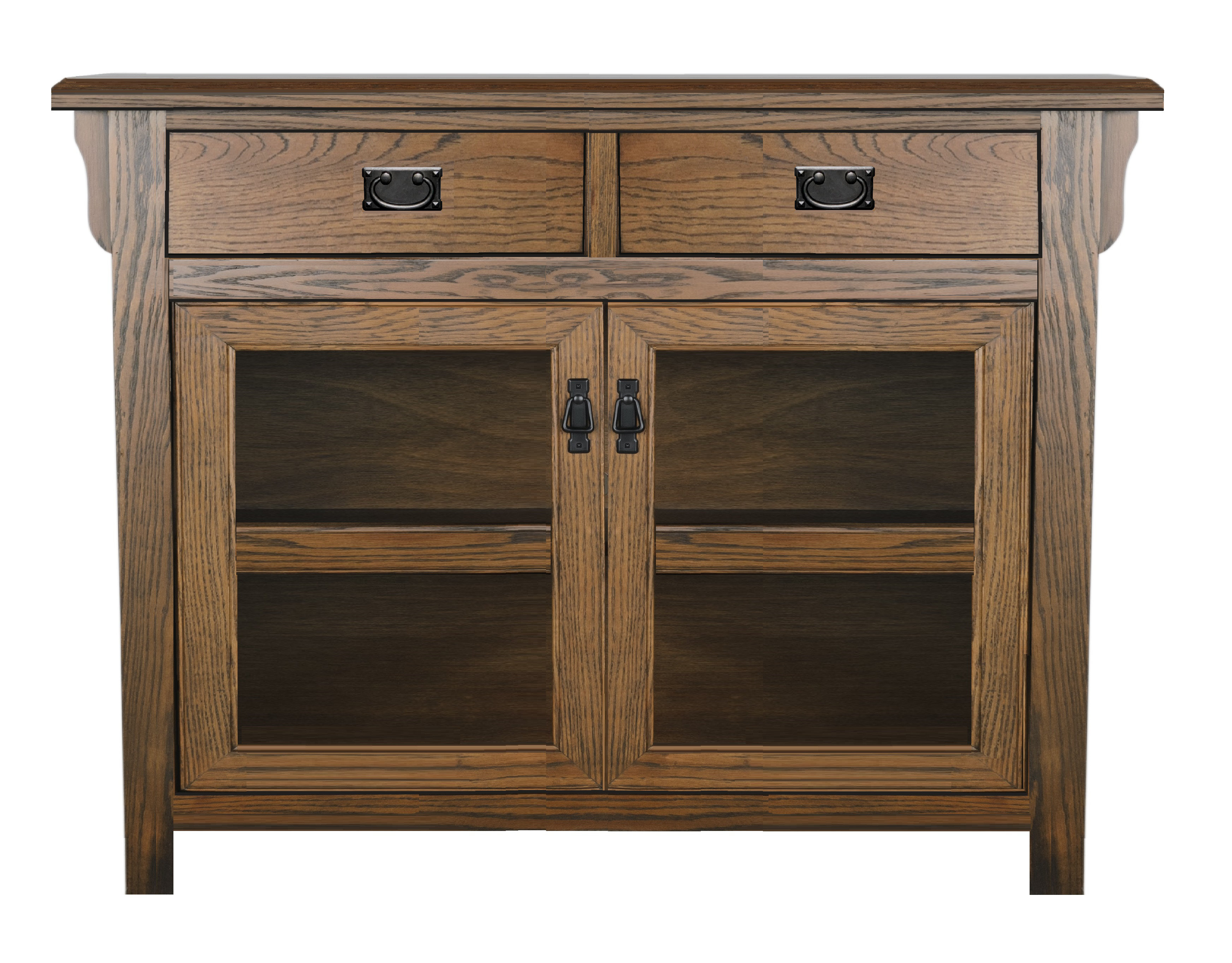 Eagle Furniture Manufacturing Mission Solid Wood TV Stand for TVs up to ...