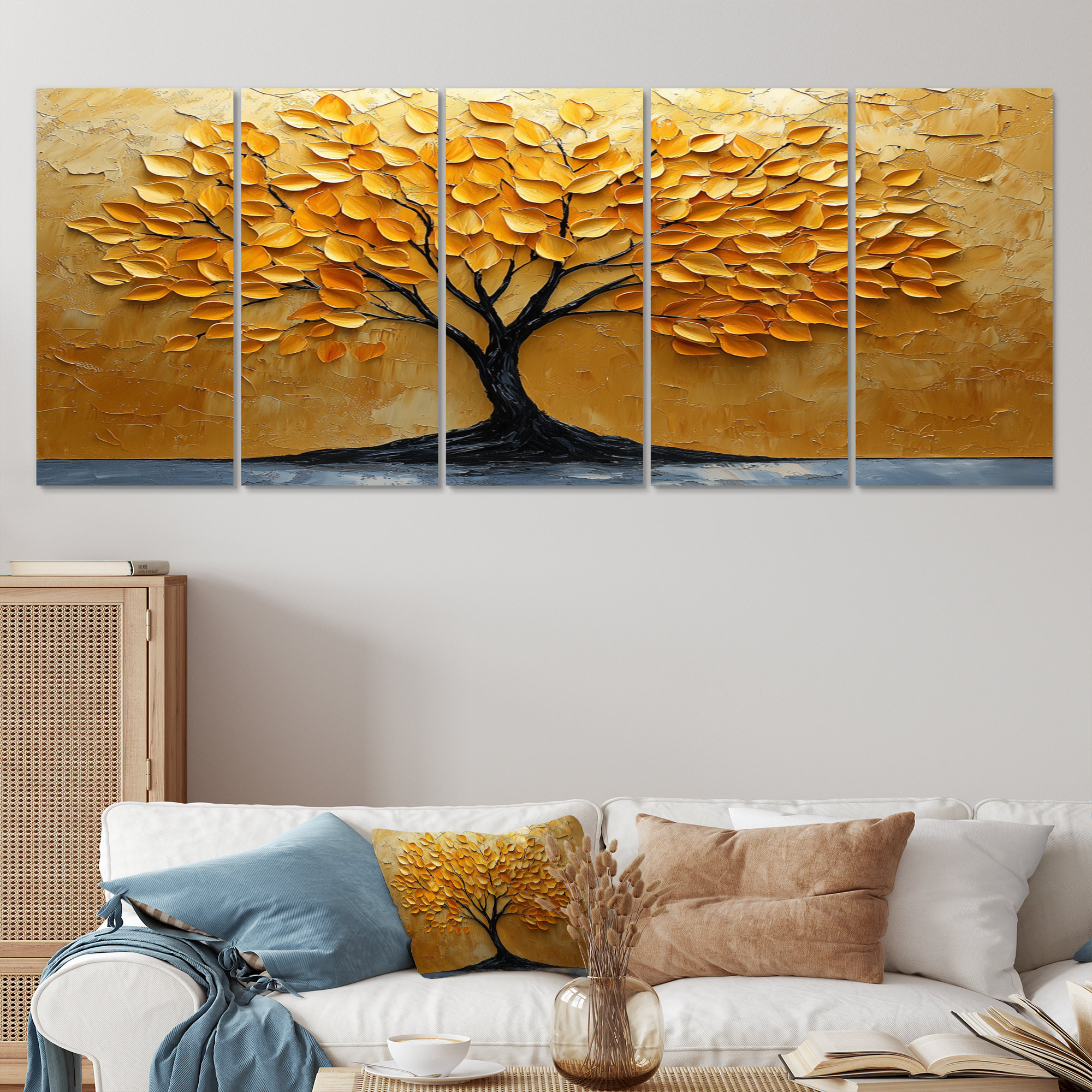 Lark Manor™ Orange Autumn Whisper Tree American Basswood II - Tree ...