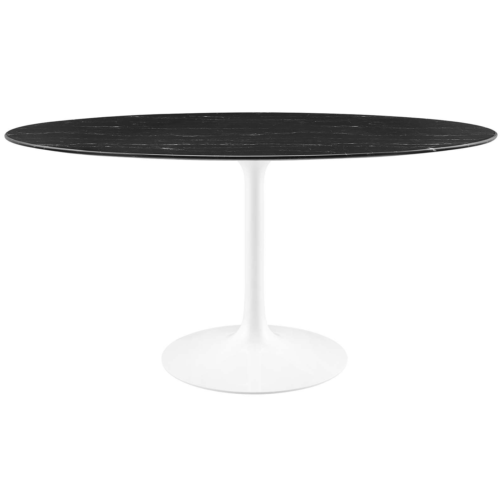 Modway Lippa 60" Round Artificial Marble Dining Table - Wayfair Canada
