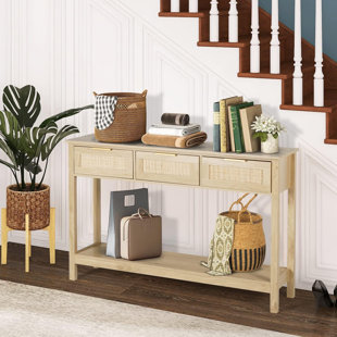 Natural Console Tables You'll Love | Wayfair