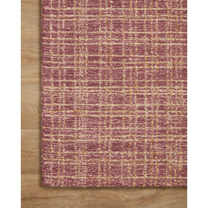 Chris Loves Julia x Loloi Polly Checkered Berry/Natural Area Rug ...