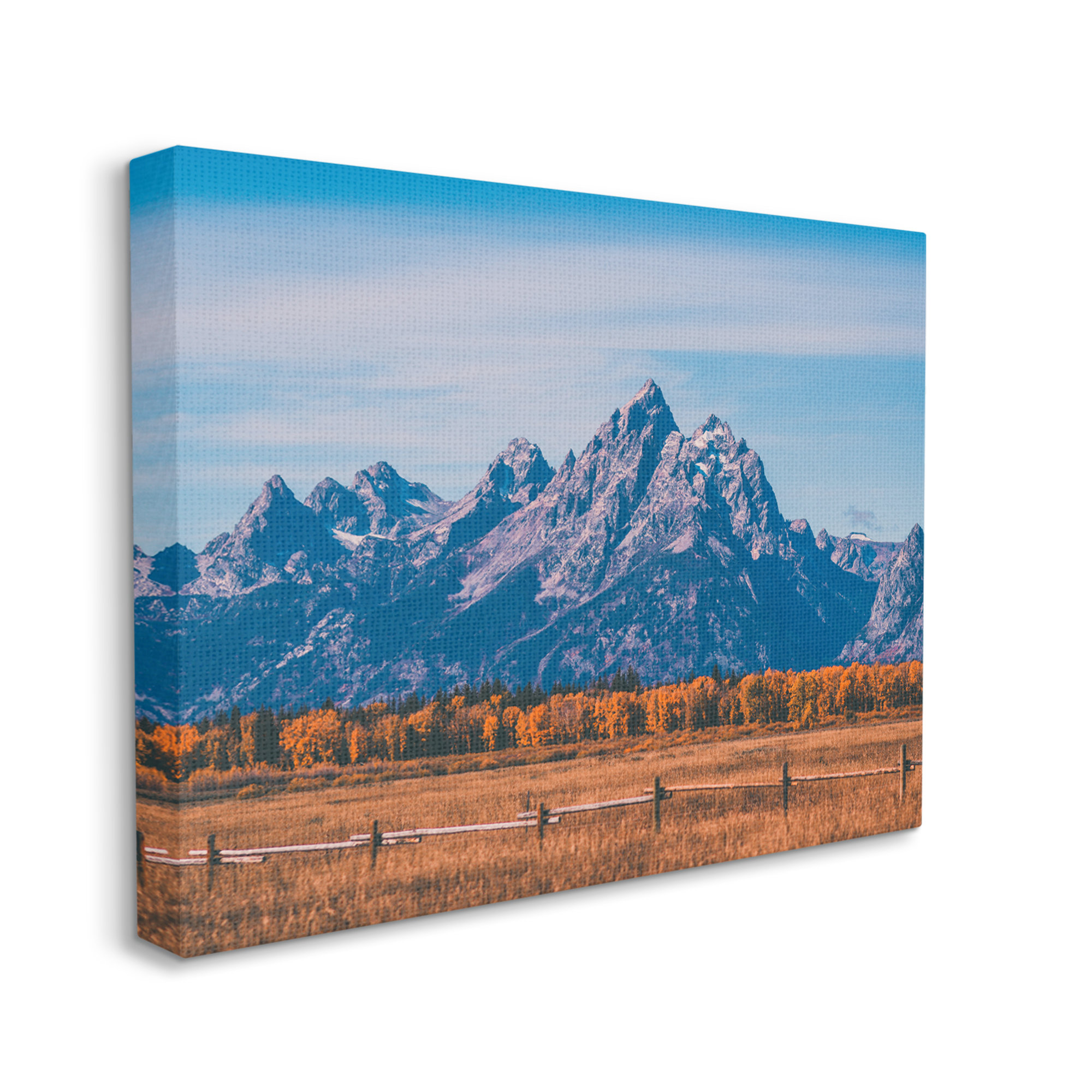 Stupell Industries Countryside and Mountain Peaks by Daniel Sproul ...
