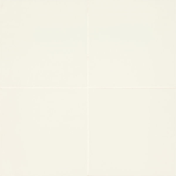 Bedrosians Rothko 9" x 9" Ceramic Wall & Floor Tile in White | Perigold