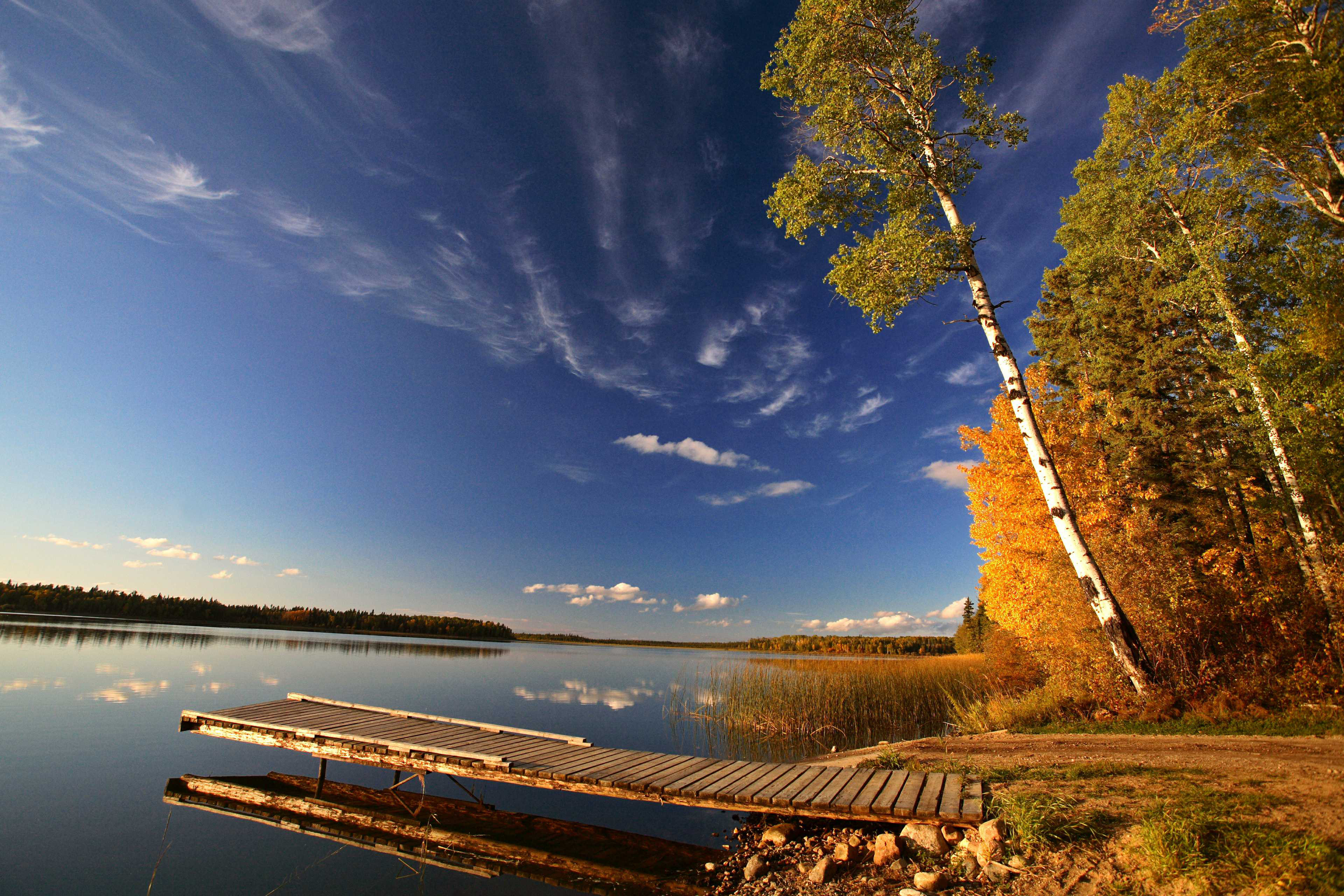 Millwood Pines Boat Dock - Wrapped Canvas Photograph | Wayfair