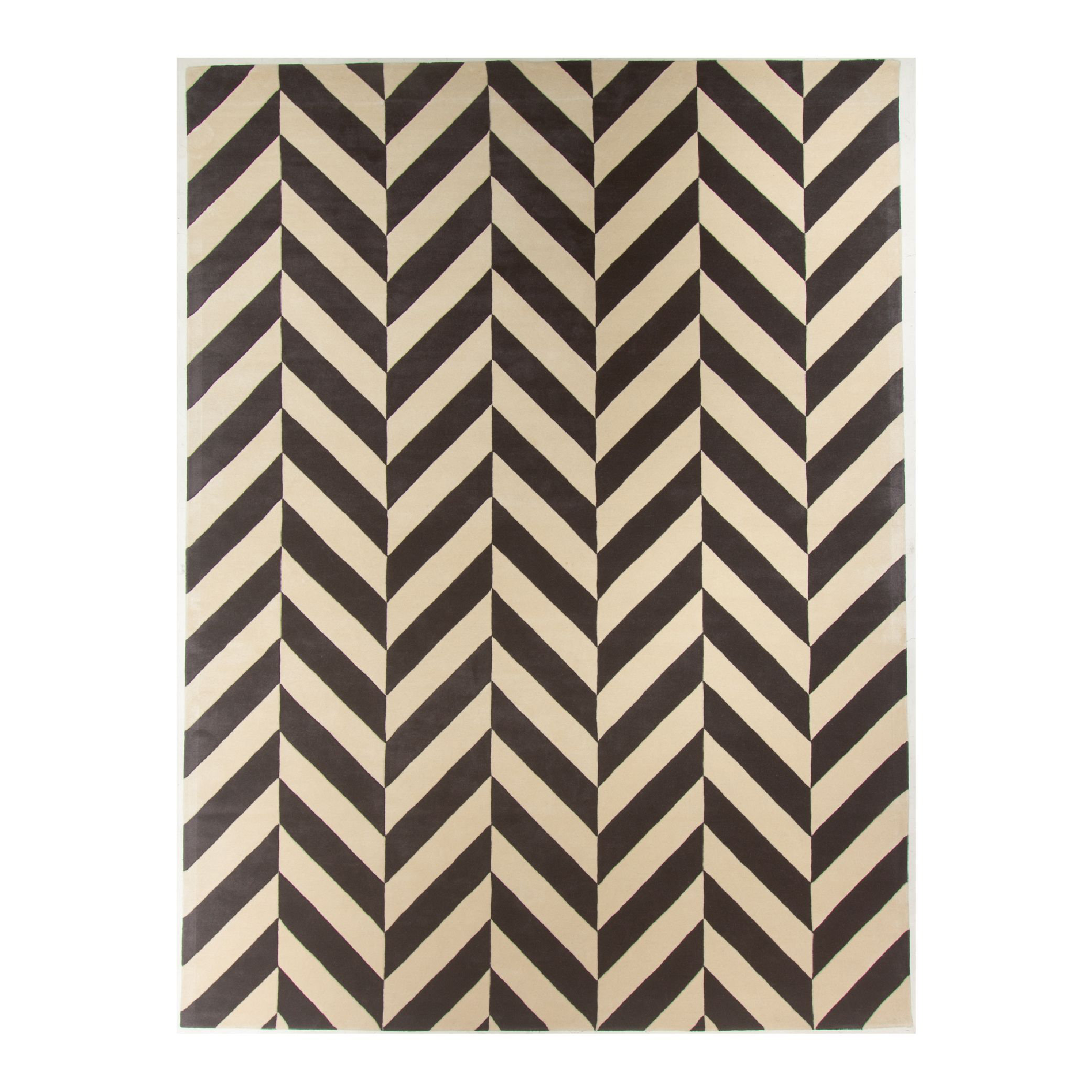 String Matter Rectangle 9' X 12' Area Rug with Non-Slip Backing ...