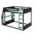 Wrought Studio Full Size Gaming Bunk Bed With Side-Mounted Desk & USB ...