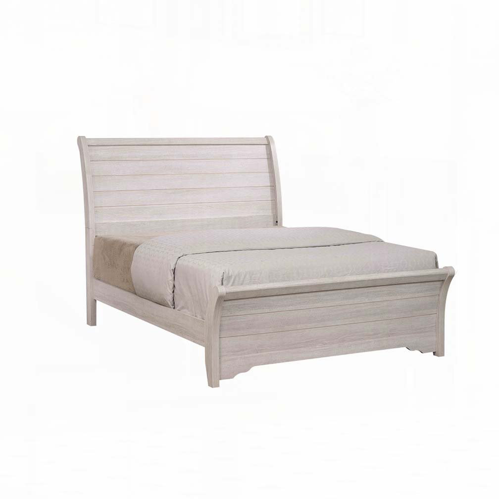 One Allium Way Rustic Wood Platform Bed - Wayfair Canada