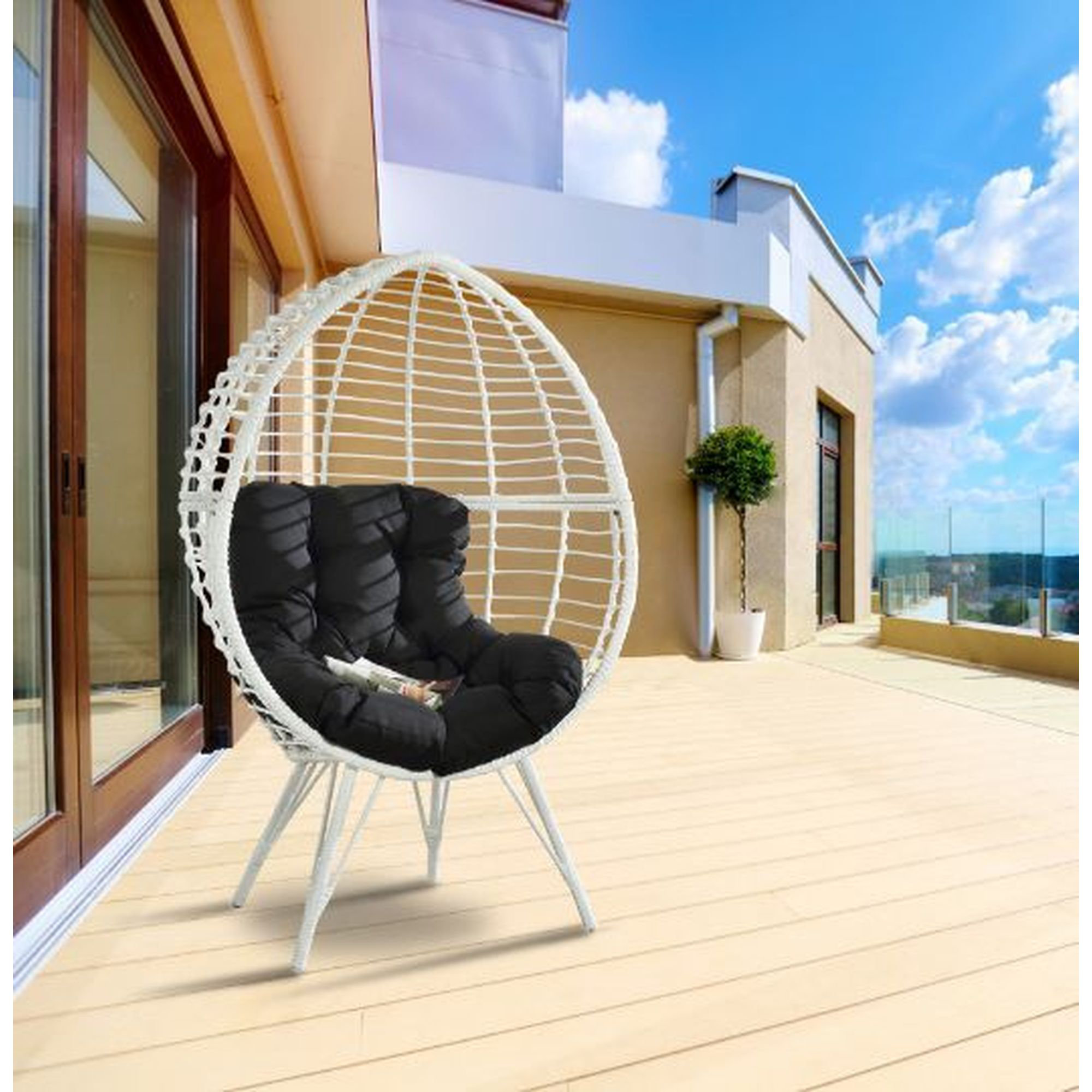 Bayou Breeze Fia Chair Hammock with Stand | Wayfair