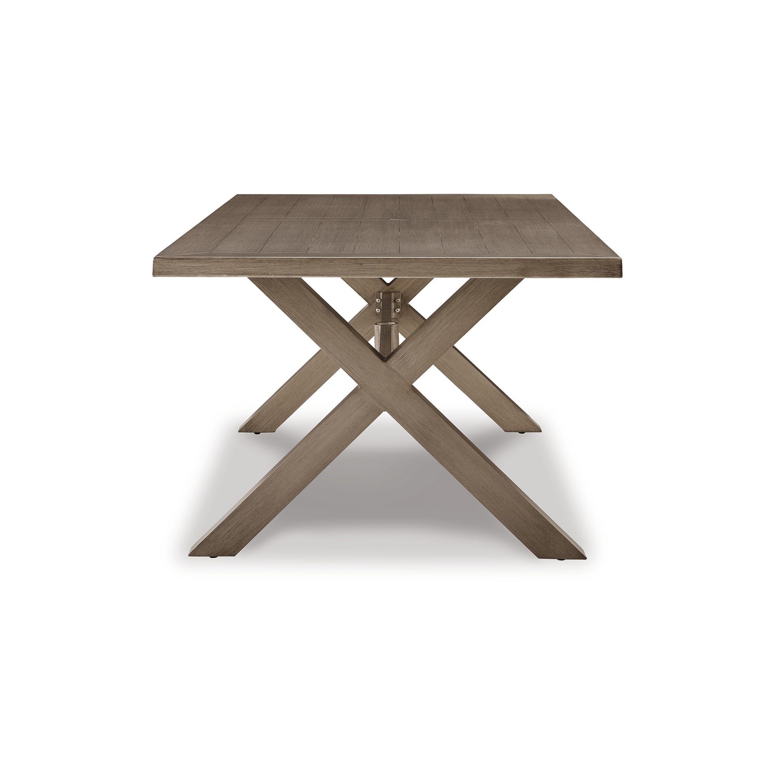Gracie Oaks Britiney Aluminum Dining Table | Wayfair