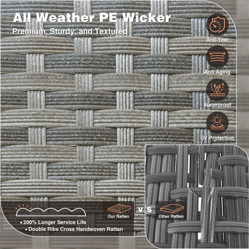 Latitude Run® Loranda 16 Piece Seating Group with Cushions | Wayfair