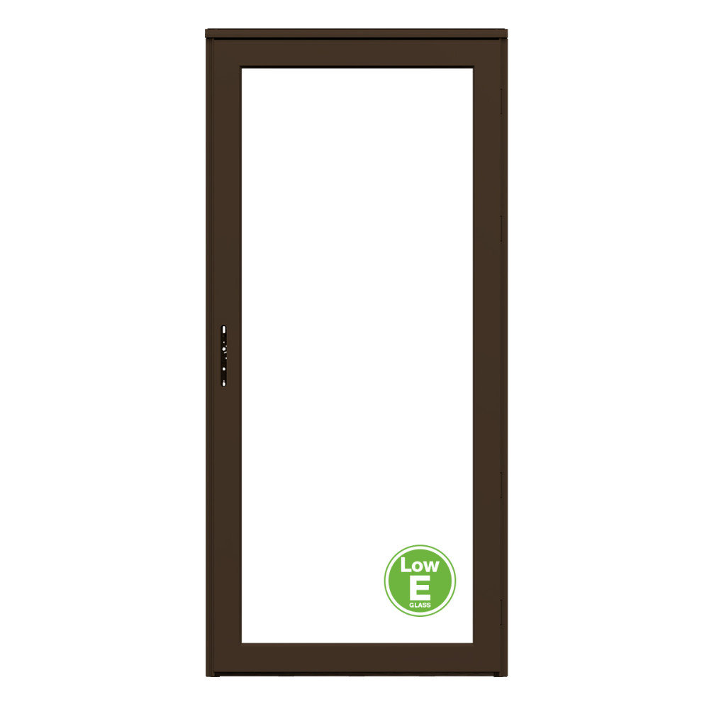 LARSON Platinum Interchangeable Full Glass Storm Door with Low-E ...