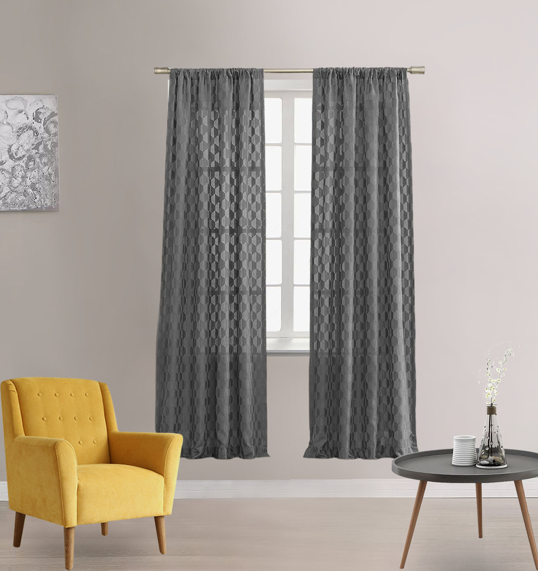 Frifoho Polyester Curtain | Wayfair