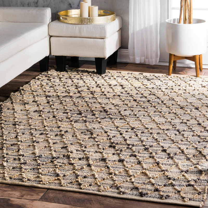Union Rustic Woodbury Geometric Beige Area Rug & Reviews | Wayfair