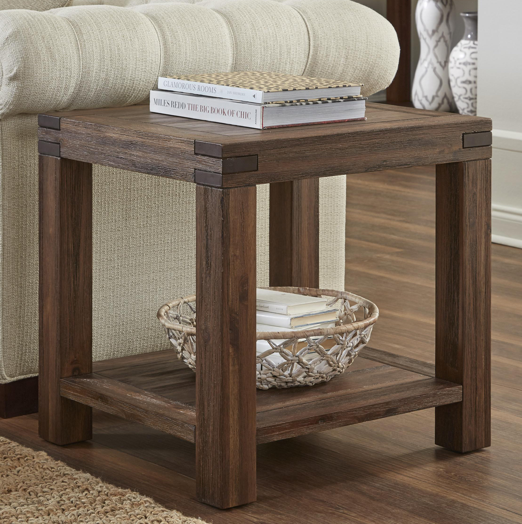 Canora Grey Kaicey Solid Wood Rectangular End Table & Reviews | Wayfair